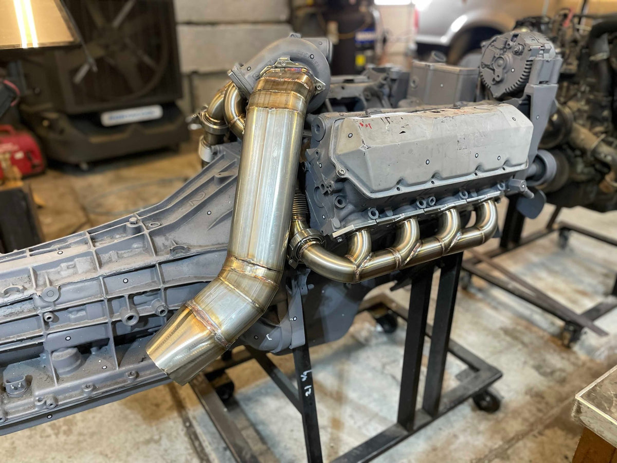 Billet 4in Oval Down Pipe – Ultra Diesel Performance